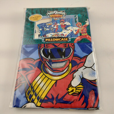 Vintage 2002 Saban’s Mighty Morphin Power Rangers Wild Force Pillow ...