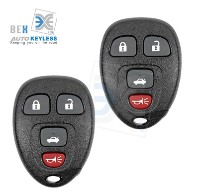 2 Keyless Entry Remote Key Fob Replacement For Saturn 2007-2009 Aura ...