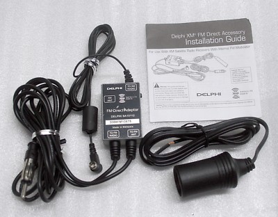 DELPHI XM FM DIRECT ADAPTER KIT FOR SKYFi2 XM SATELLITE RADIO - SA10112 ...