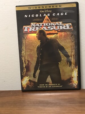 National Treasure (DVD, 2005, Widescreen) Walt Disney Nicolas Cage ...