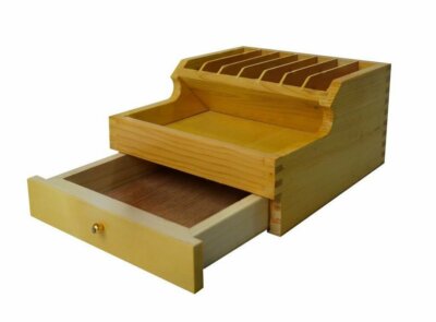 3-3/4" x 6-1/2" x 7-1/2" Wooden Plier Rack Organizer Drawer Jewelry ...