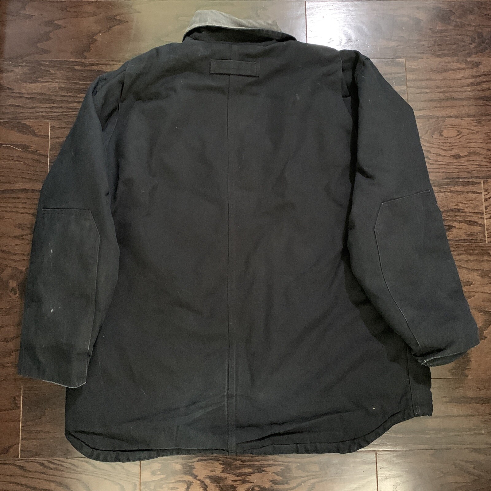 Dickies Insulated Black Canvas Work Chore Farm Trucker Hipster Jacket ...