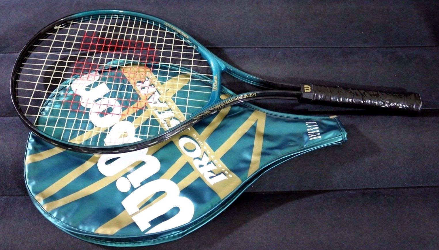 WILSON PRO STAR AERODYNAMIC WIDEBODY DESIGN OVERSIZE TENNIS RACQUET L2 ...