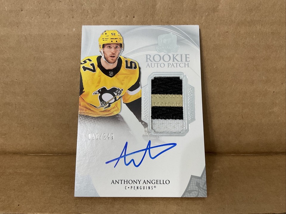 2020-21 The Cup Autographs #133 Anthony Angello Patch Auto 249 RC | eBay