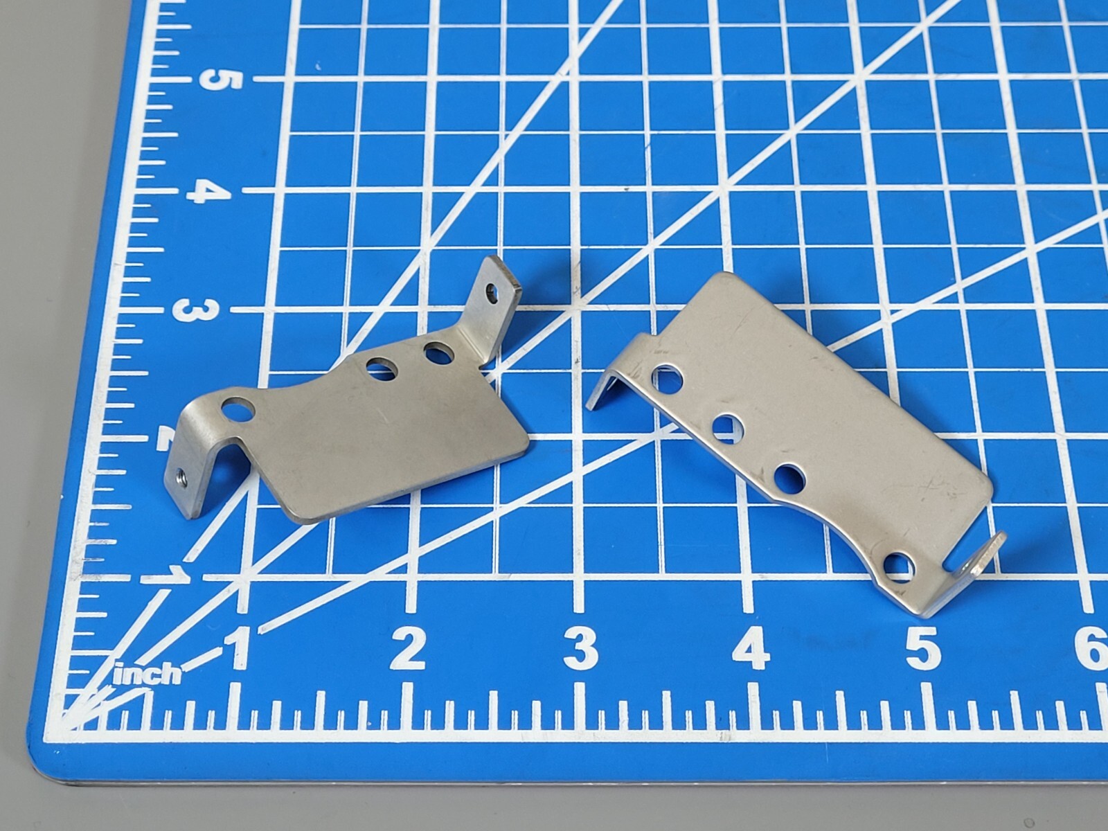 Pair Aluminum Axle Stay Mounting Bracket Plate Tamiya 1/10 Bullhead ...