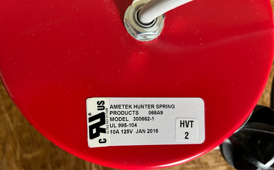 Shimadzu Mobile Art - Ametek Hunter Spring Cord Reel 068A9, 300662-1 | eBay