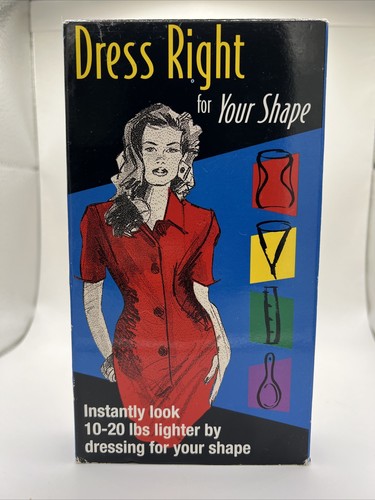 Dress Right For Your Shape (VHS, 1999) Vintage Women’s Style Guide | eBay