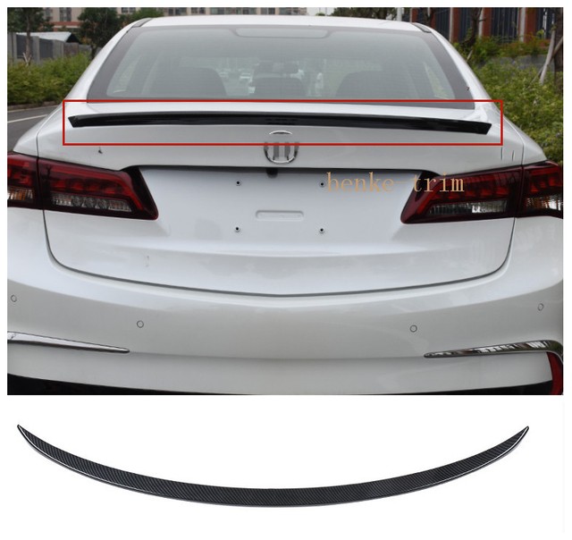 Carbon Fiber Surface Rear Trunk Spoiler Wing for 2015-2020 Acura TLX ...