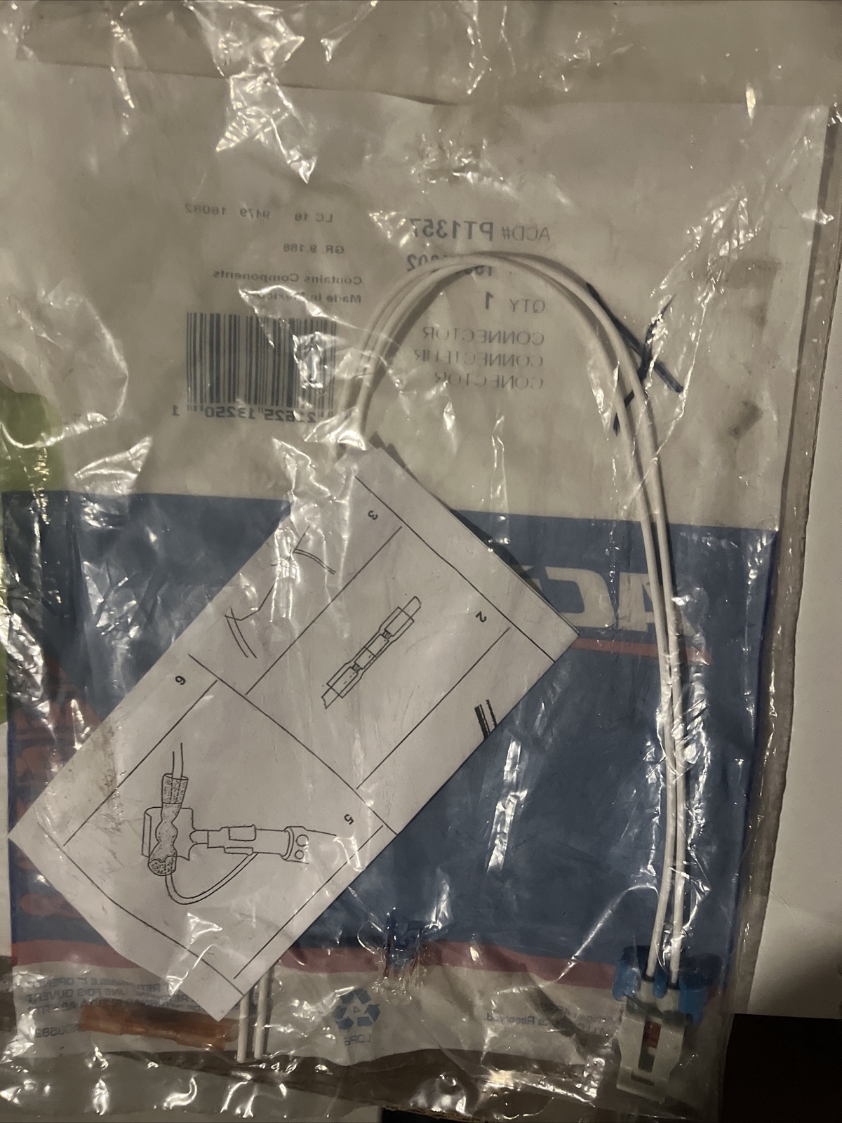 Connector Pigtail ACDelco PT1357 GM Original Equipment 15306302 for ...