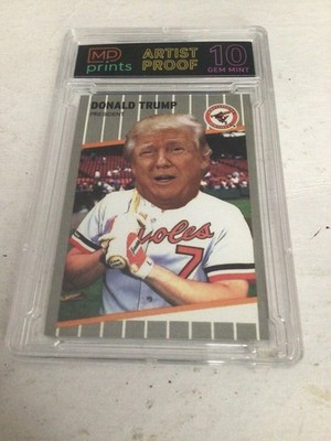 Donald Trump - 1989 89 Fleer Billy Ripken Error Custom Card #45 Encased ...