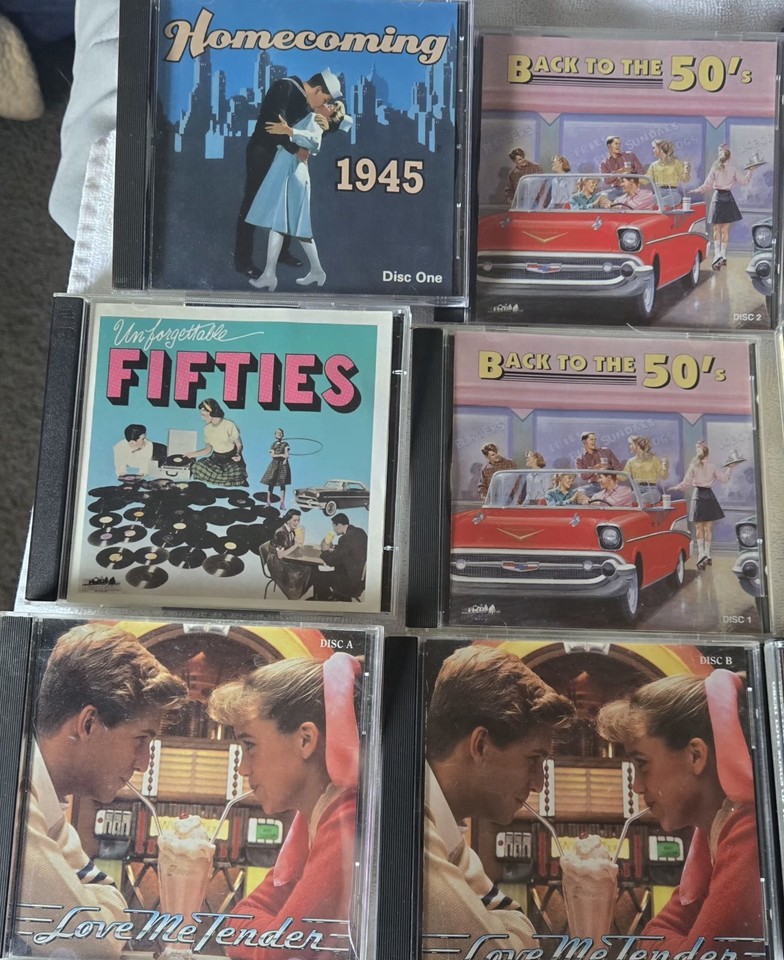 25 Cd's-Time Life, 50's, 70's, Love Songs, Fun Rock, etc. | eBay