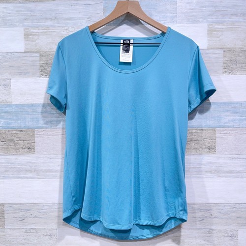 The North Face Circular Design Recycled Tee Blue Activewear Womens ...