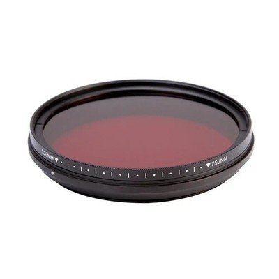 Adjustable IR Lens Filter Pass Infra-Red 530Nm to 750Nm 590Nm 680Nm ...