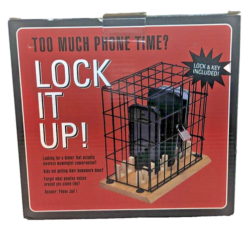 Phone Jail Mobile Phone Lock Up Smartphone Cell Prison, lock and key ...