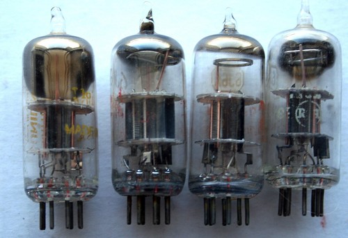 (4) 6J6A Vacuum Tubes TV-7D/U Tested Guaranteed TV Phono HAM Amp Radio ...