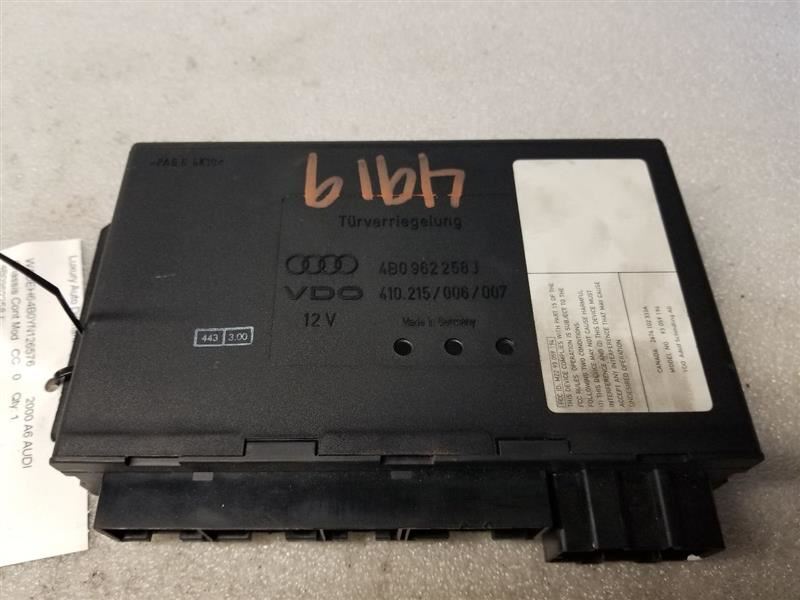 1999 - 2003 Audi A6 - Central Locking Control Module - 4B0962258J ...