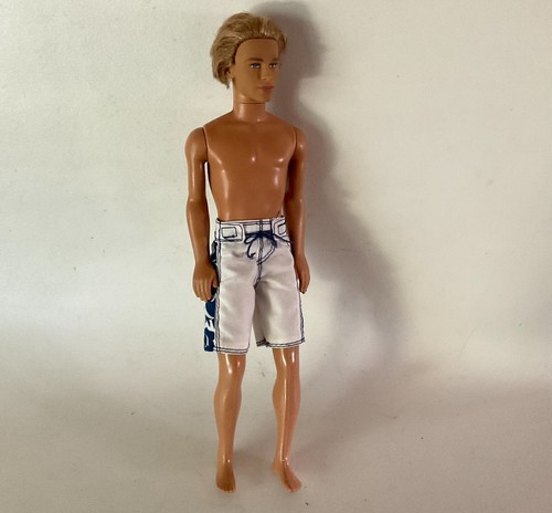 Barbie BLAINE Surfing Cali Guy Ken Doll Blonde Rooted Hair 2001 1968 ...