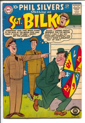 Sgt. Bilko #4 1957 - DC -VG/FN - Comic Book | eBay