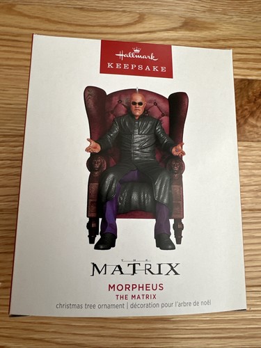 Hallmark Keepsake Christmas Ornament The Matrix Morpheus Red Blue Pill ...
