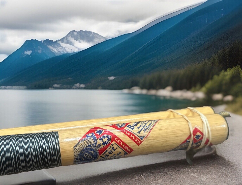 Vintage Bud Light Beer Pool Cue Stick 2-Piece With Budweiser Logo (A ...