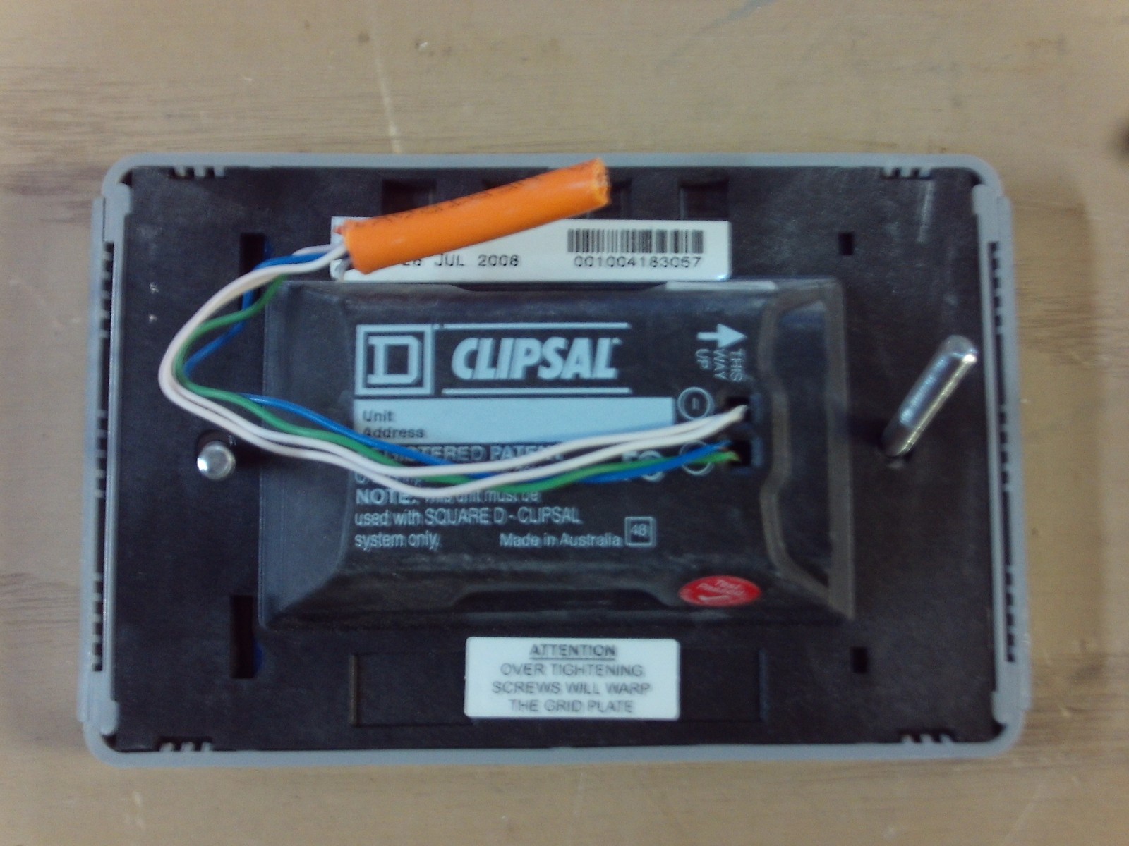 Square D Clipsal SLC5055DL Keypad & Faceplate #1B-1413-G12 | eBay