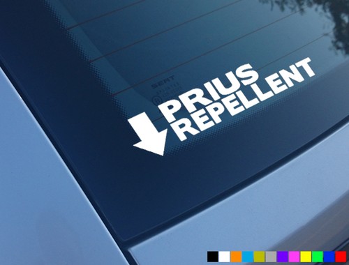 PRIUS REPELLENT FUNNY CAR STICKERS DECALS BUMPER WINDOW JAP JDM CAR ...