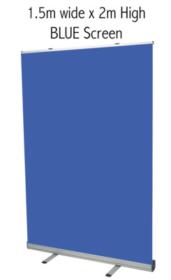 1.5m x 2m Fully Portable Blue Screen Photographic Video Background ...