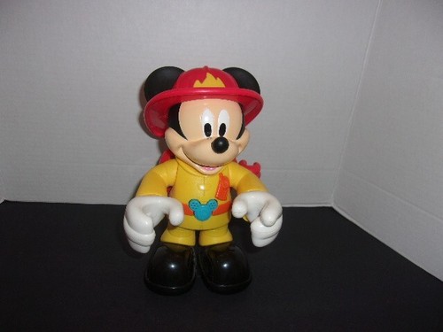 Vintage Disney Mickey Mouse Fireman Fire Fighter TALKING | eBay