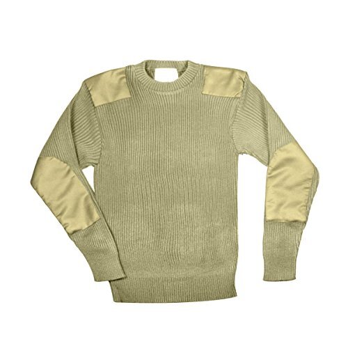 Rothco Acrylic Commando Sweater, Khaki | eBay