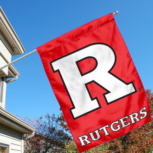 Rutgers Scarlet Knights R University College House Flag | eBay