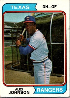 1974 Topps Baseball Alex Johnson | eBay