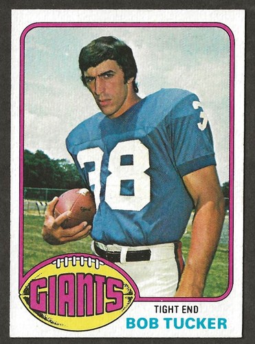 1976 Topps #417 BOB TUCKER New York Giants NM 02 | eBay