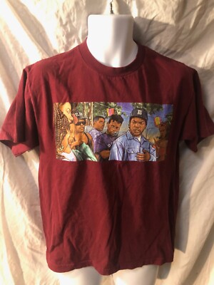 Vintage DGK T Shirt Mens Medium Maroon Boyz in the Hood Hip Hop ...