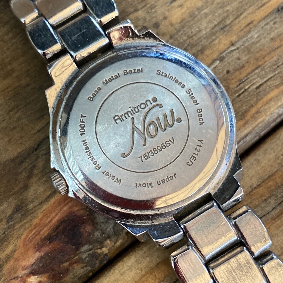 Armitron Now 75/3896SV Two Tone Quartz Analog Women's Watch | eBay