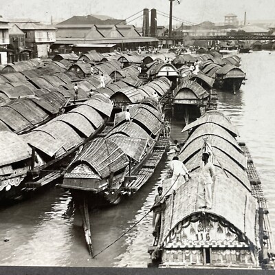 Antique 1920s Shipping Port Manila Philippines Stereoview Photo Card ...