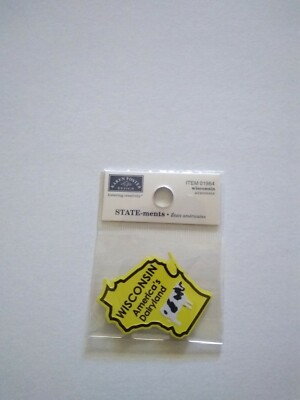 Craft Sticker KF State Shaped Mini State-Ment Wisconsin America's ...