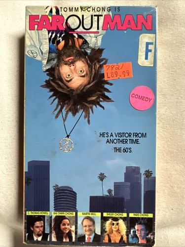 1989 FAR OUT MAN TOMMY CHONG VHS Tape, COMPLETE/TESTED SEE PHOTOS ...