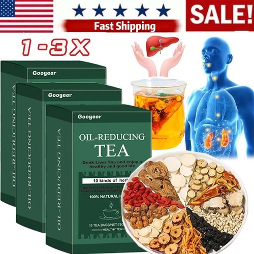 1~3X Oil-Reducing Tea-10 Herbal Excellent Formula, Oil Cleansing Tea for Liver | eBay