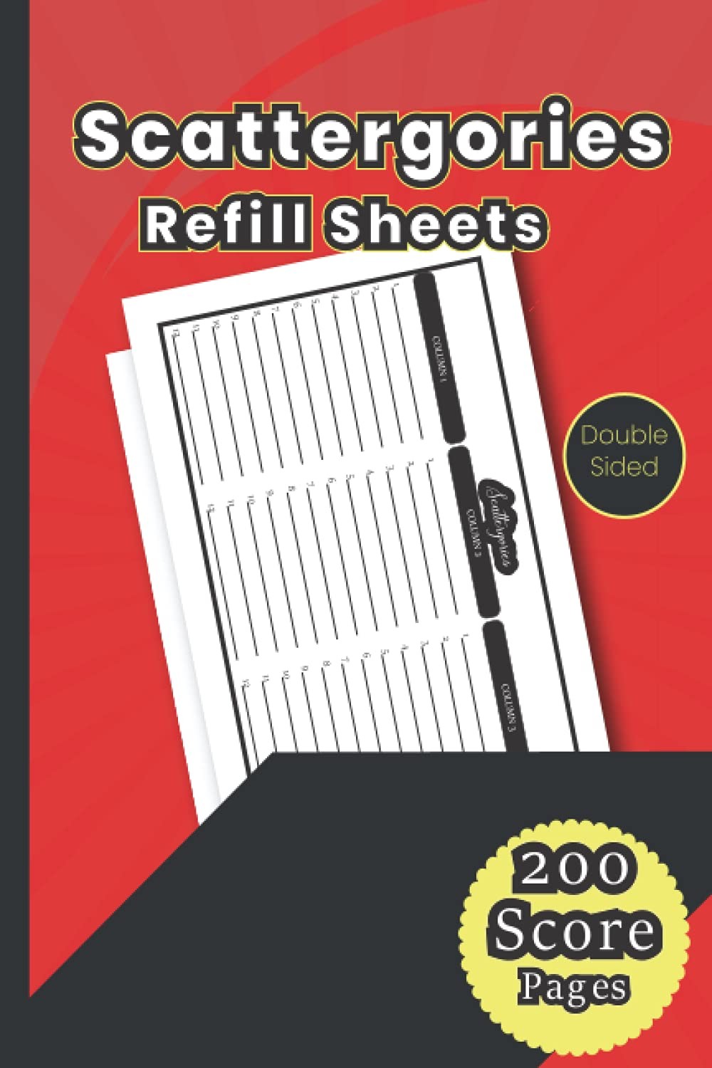 Scattergories Refill Answer Sheets: 200 Score Sheets for Scattergories ...