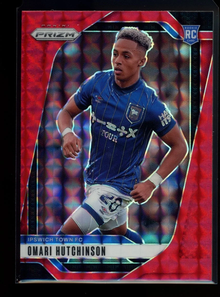 Omari Hutchinson 2024 Prizm Premier League #277 Purple Mojo /25 Price ...