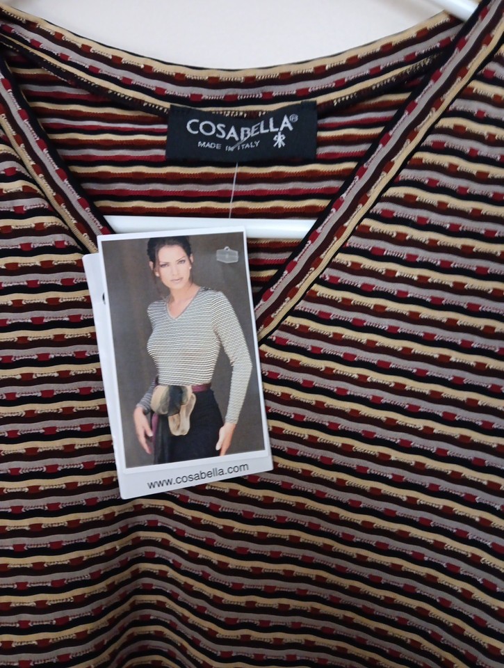 Cosabella Womens Bodysuit Size Large Teddy Made in Italy Long Sleeve ...