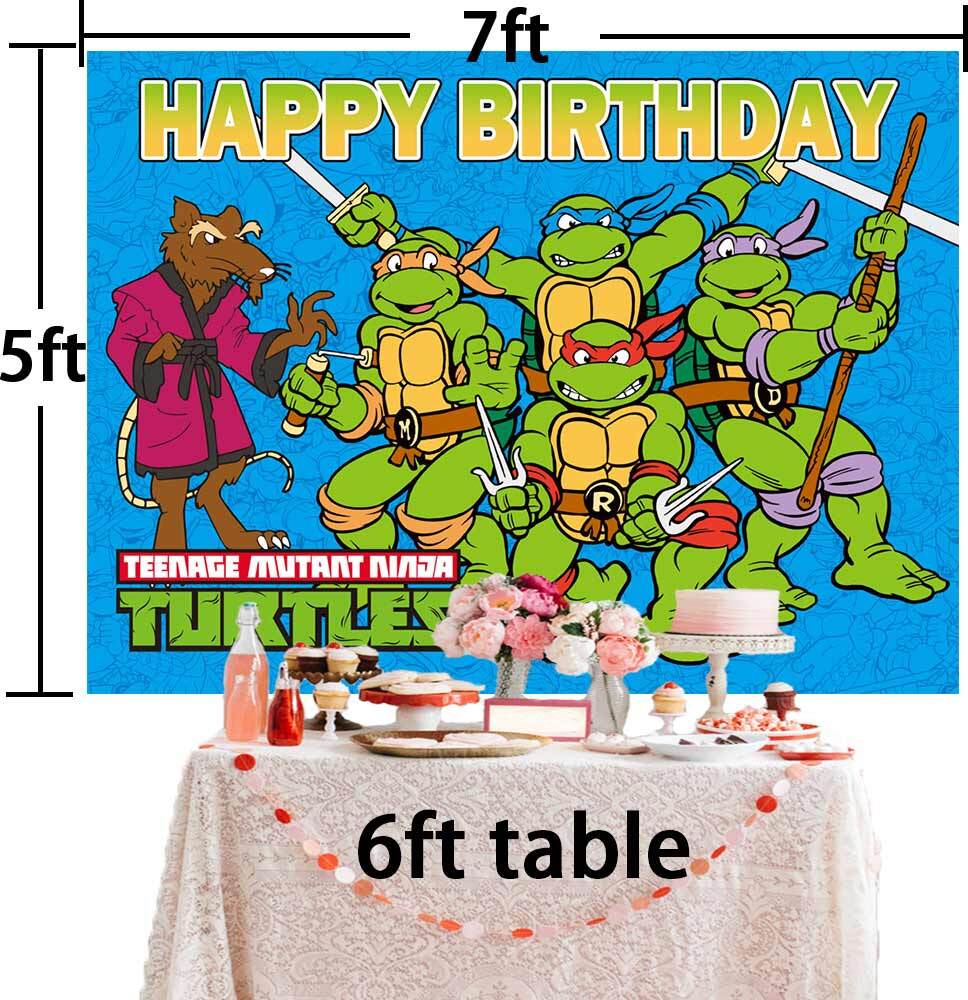 Ninja Turtle Party Table Ideas