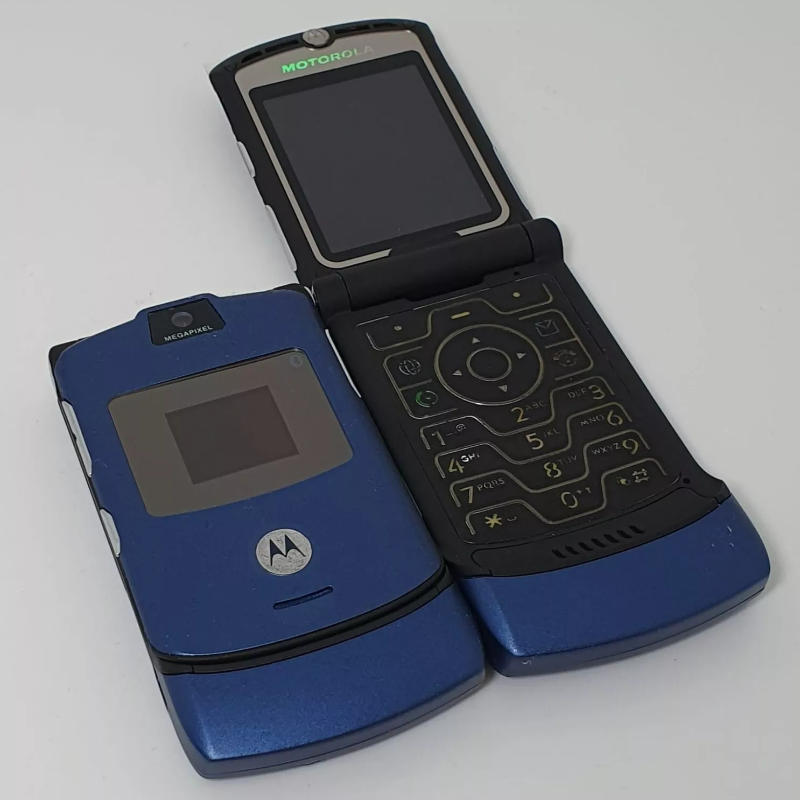 Motorola RAZR V3 Unlocked Flip GSM 850 /900 /1800 /1900 Bluetooth ...