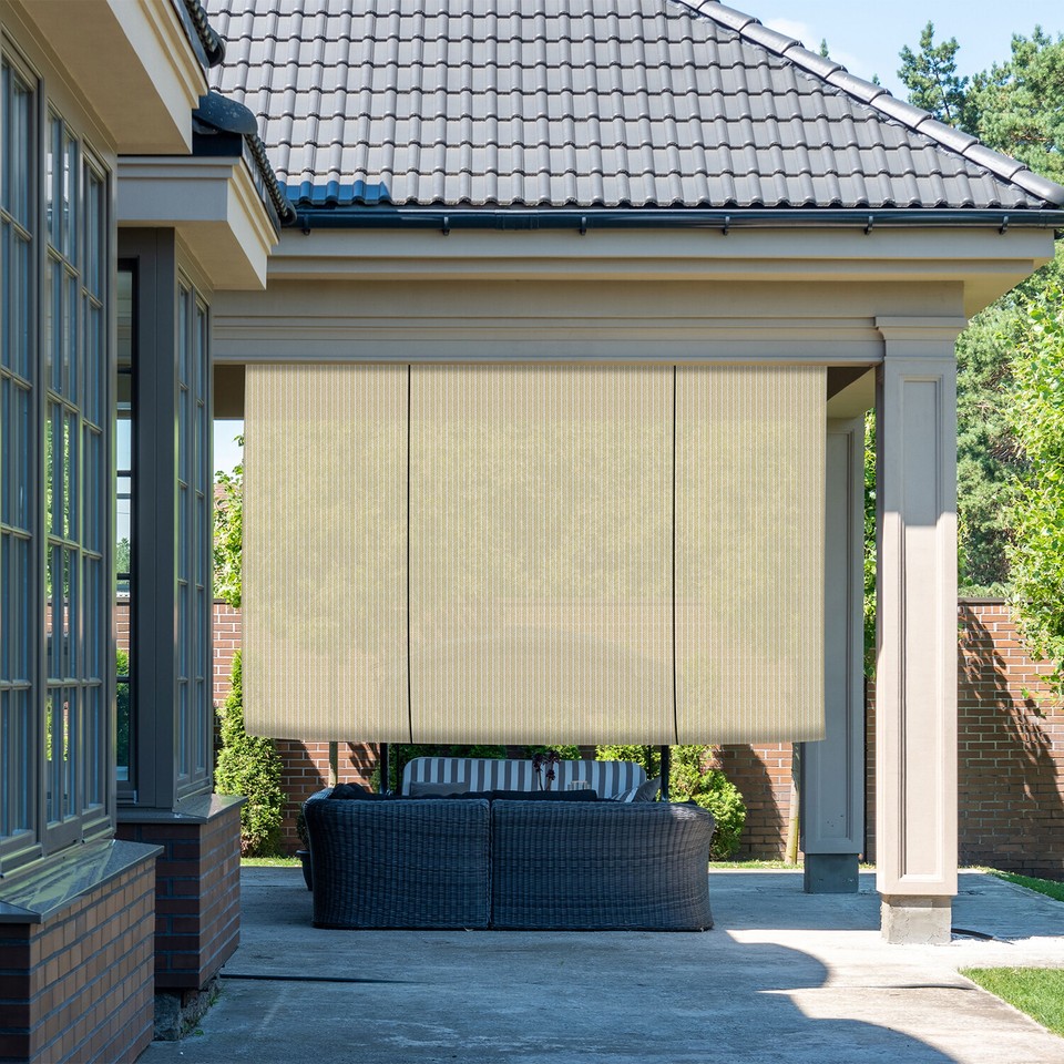 6ft Roller up Shade Roller Shade UV Light Filtering Gazebo Porch ...