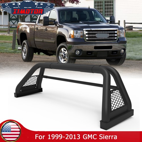 For 1999-2025 GMC Sierra Universal Sport Bar Truck Bed Chase Rack Roll ...