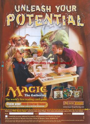 Magic The Gathering 2007 Magazine Advert #4940 | eBay