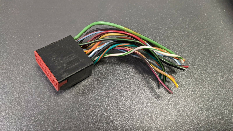 Ford in dash wire harness radio pigtail connector plug standard audio ...
