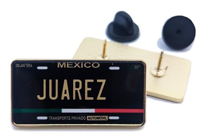 Juarez Car Plate Pin For Caps Clothing Enamel Badge Pin Mexico Mexican ...