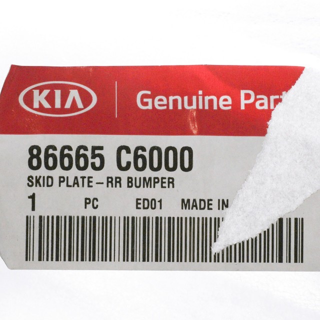 Kia OEM 2016 Sorento Rear Bumper-skid Plate 86665C6000 for sale online ...