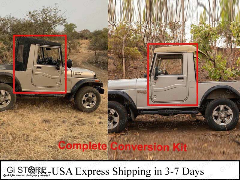 OEM Mahindra Half Hard Top Conversion Kit For ROXOR W/O Doors | eBay